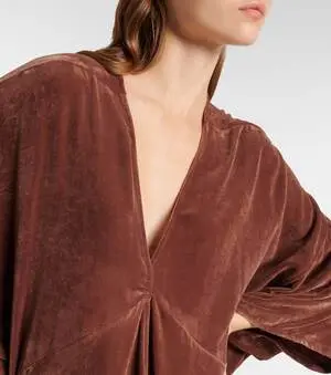 Rick Owens Tommykite Gathered Gown - Brown