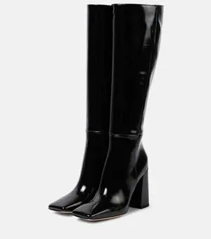 GIANVITO ROSSI Patent Leather Knee-high Boots