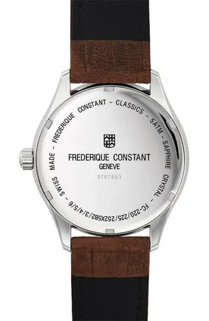 FREDERIQUE CONSTANT Classic Strap Watch - Silverone