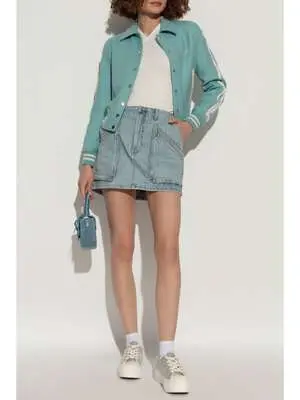 Amiri Cargo Denim Skirt