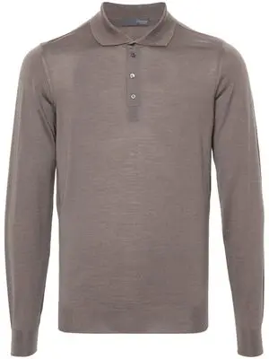 DRUMOHR Merino Wool Polo Shirt