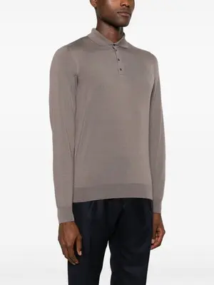DRUMOHR Merino Wool Polo Shirt