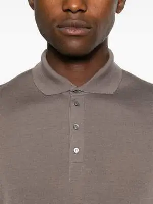 DRUMOHR Merino Wool Polo Shirt