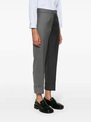 Thom Browne Tapered-leg Wool Trousers