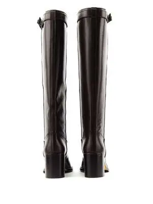 PAUL WARMER 65mm Almond-toe Boots