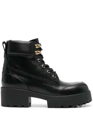 Givenchy Trekker Leather Combat Boots