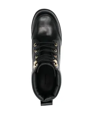 Givenchy Trekker Leather Combat Boots