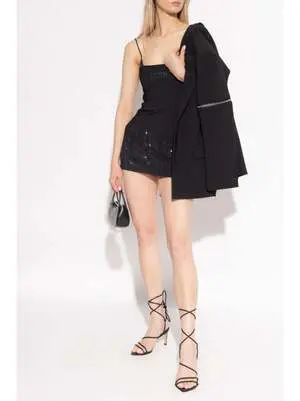 Dsquared2 Icon Rhinestone-embellished Mini Dress