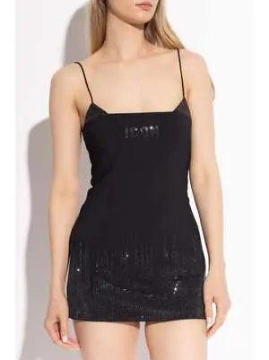 Dsquared2 Icon Rhinestone-embellished Mini Dress