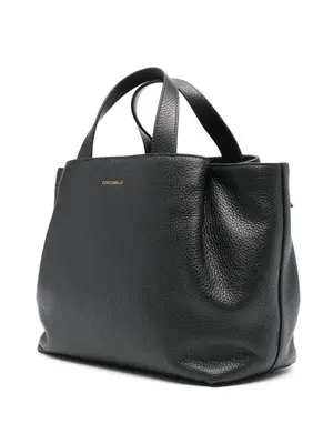 COCCINELLE Folded-detailing Tote Bag - Black
