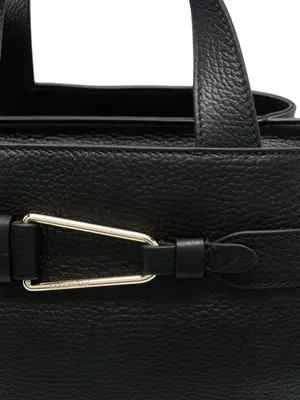 COCCINELLE Folded-detailing Tote Bag - Black