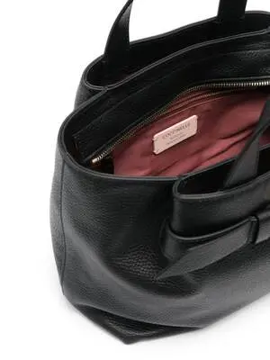 COCCINELLE Folded-detailing Tote Bag - Black