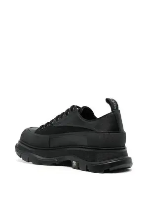 Alexander McQueen Lace-up Panelled Sneakers - Black