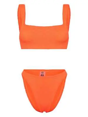 Hunza G Xandra Crinkled Bikini - Orange