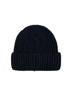 Emporio Armani Logo-patch Knitted Beanie
