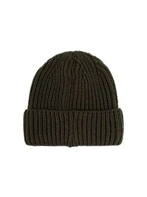 Emporio Armani Logo-patch Knitted Beanie