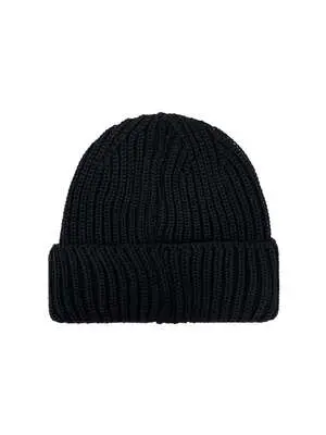 Emporio Armani Logo-patch Knitted Beanie