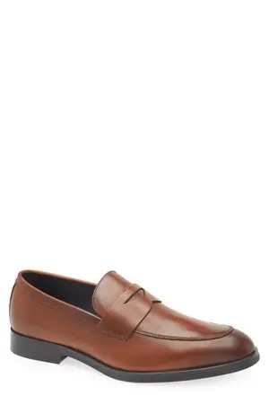 Nordstrom Edward Penny Loafer - Brown Ochre