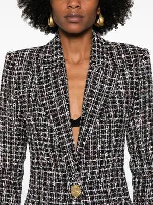 Balmain Single-breasted Tweed Jacket