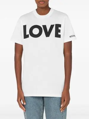 Moschino Love Cotton T-shirt - White