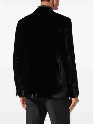 Philipp Plein Lord Single-breasted Velvet Blazer