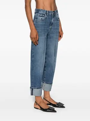 Liu Jo Mid-rise Cropped Jeans