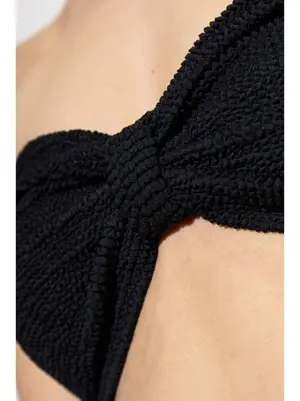 Hunza G Tina Bandeau Bikini Set - Black