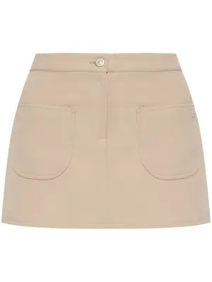 COURREGES Logo-appliqué Mini Skirt