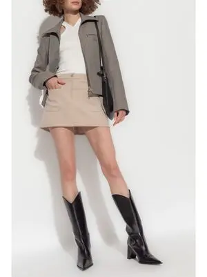 COURREGES Logo-appliqué Mini Skirt