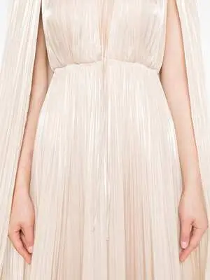 ANA RADU Ruffle-detail Maxi Dress