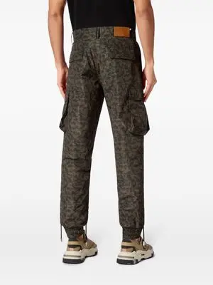 Philipp Plein Camouflage Cargo Trousers