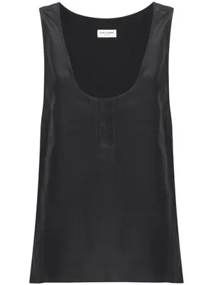 Saint Laurent Button Up Camis Tanks For Women