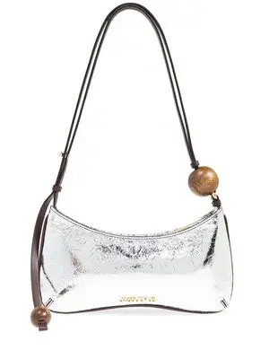 Jacquemus Le Bisou Perle Shoulder Bag - Silver