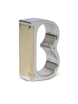 PARTS OF FOUR Plate Double Ring - Silver
