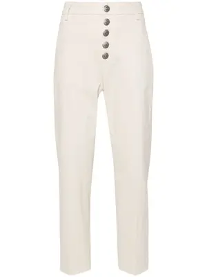 DONDUP Nima Logo-plaque Trousers
