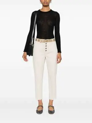DONDUP Nima Logo-plaque Trousers