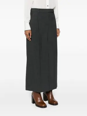 Brunello Cucinelli Darted Pencil Skirt - Grey