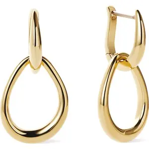 ANA LUISA Double-ring Drop Earrings - Gold