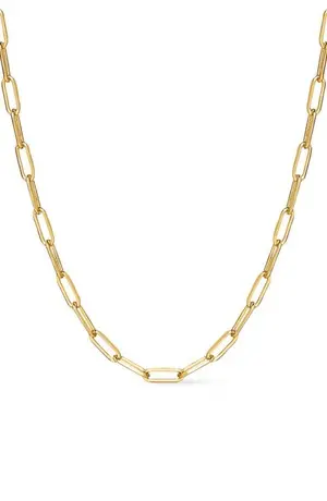 ANA LUISA Laura Bold Link Chain Necklace - Gold