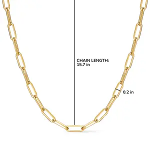 ANA LUISA Laura Bold Link Chain Necklace