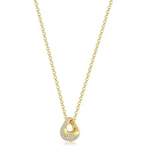 KLOTO Lucid Diamond 18k Pendant Necklace - Gold