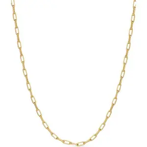 ANA LUISA Laura Slim Link Chain Necklace - Gold