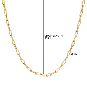 ANA LUISA Laura Slim Link Chain Necklace