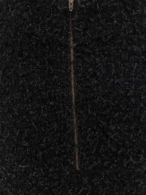 Balenciaga Cotton Tweed Knitted Midi Skirt