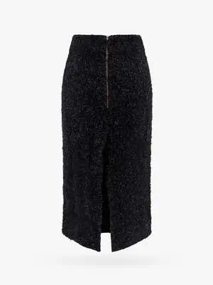 Balenciaga Cotton Tweed Knitted Midi Skirt