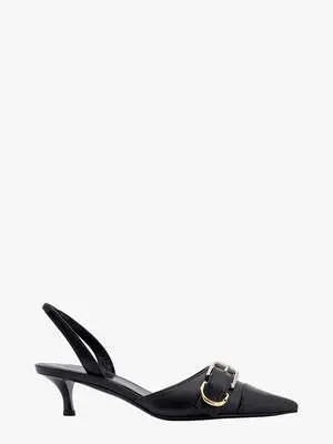 Givenchy Voyou Leather Slingback - Black
