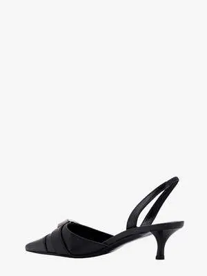 Givenchy Voyou Leather Slingback - Black