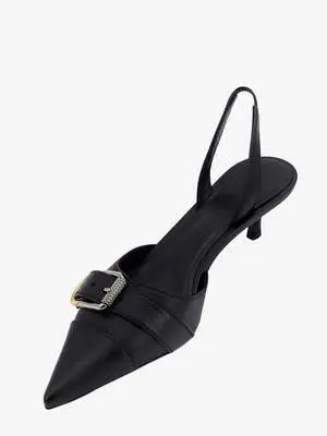 Givenchy Voyou Leather Slingback - Black