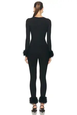 Blumarine Feather Jumpsuit