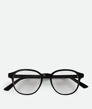 BOTTEGA  VENETA Bottega Veneta Classic Panthos Eyeglasses - Black/transparent